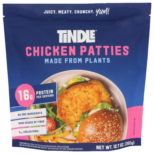 TiNDLE - Chicken Patties, 12.6oz – Vegan Essentials