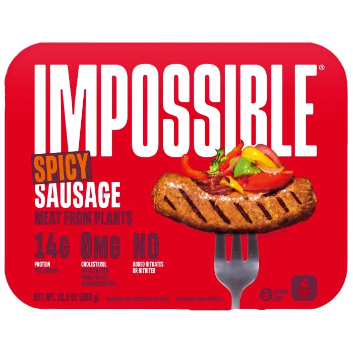 Impossible - Sausage Links Spicy, 13.5oz – Vegan Essentials