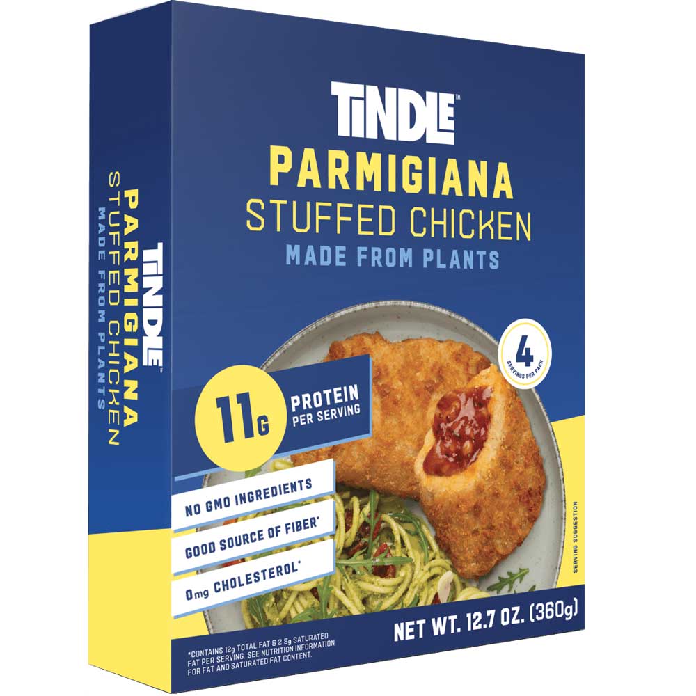 TiNDLE - Stuffed Chicken - Parmigiana, 12.7oz – Vegan Essentials