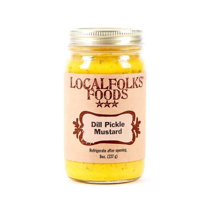 LocalFolks Foods - Dill Pickle Mustard, 8oz – Vegan Essentials