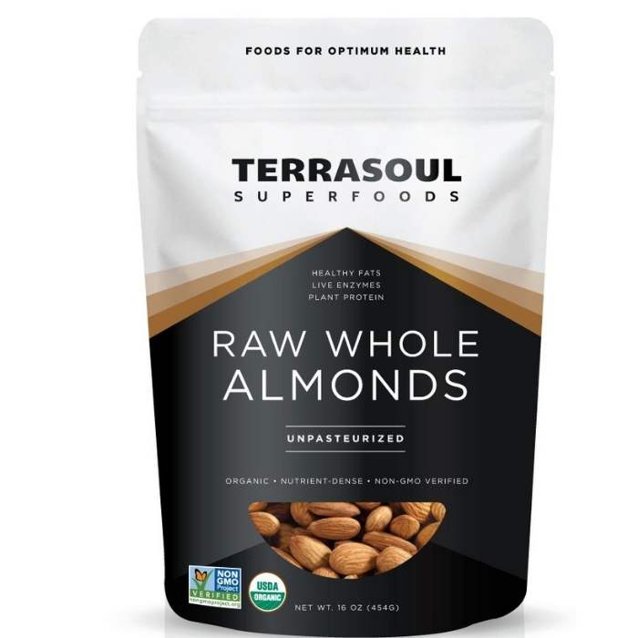 Terrasoul Superfoods Organic Raw Almonds | Buy Now at PlantX – Vegan ...